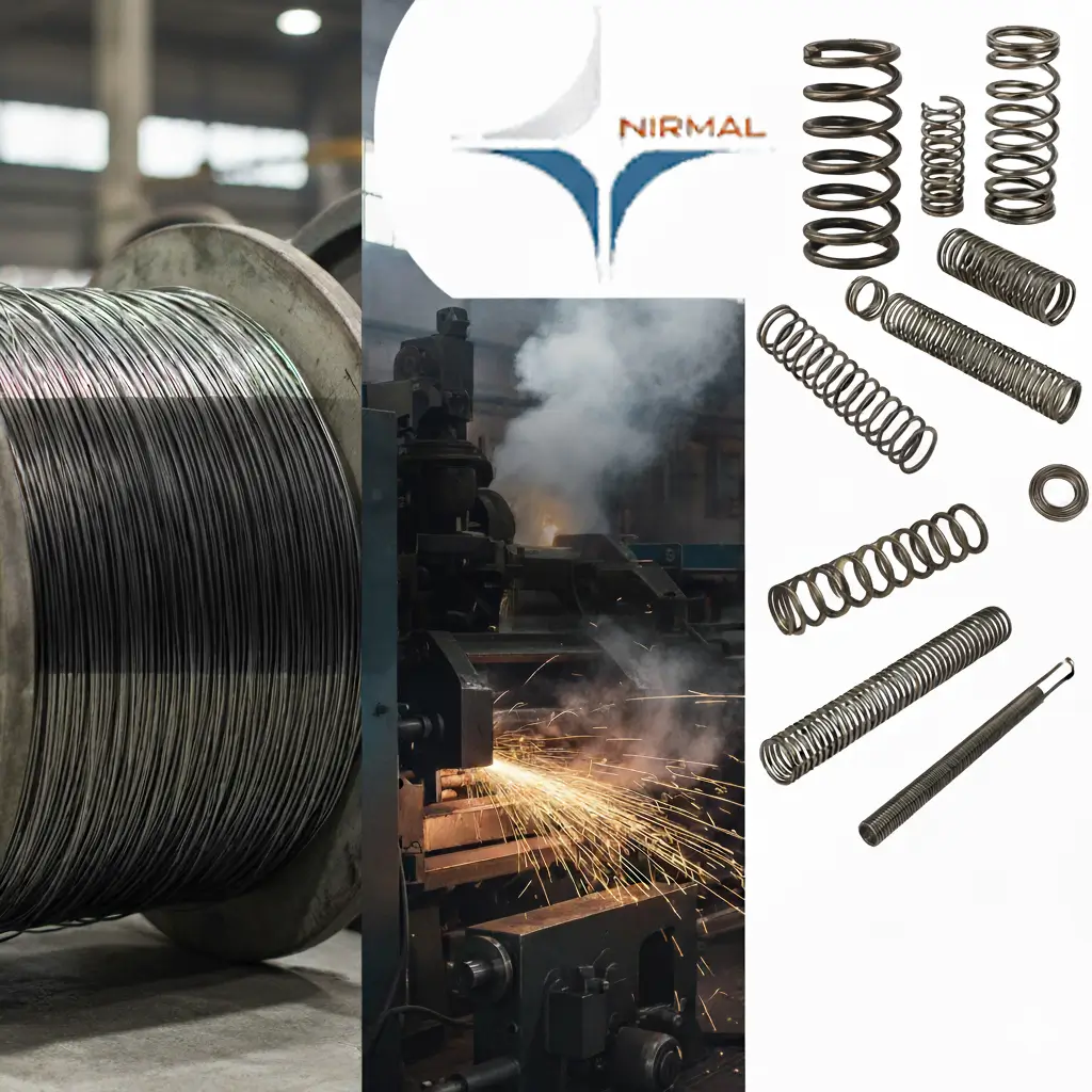 Leading Spring Steel Wire Manufacturer in India | Group Nirmal - Nirmal